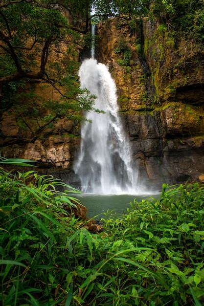 Premium Photo Cimarinjung Waterfall In Sukabumi West Java Indonesia