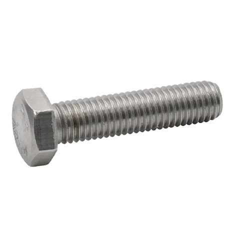 M10 X 50 Din933 Hexagon Head Bolt Fully Threaded Set Screw Steel Zinc
