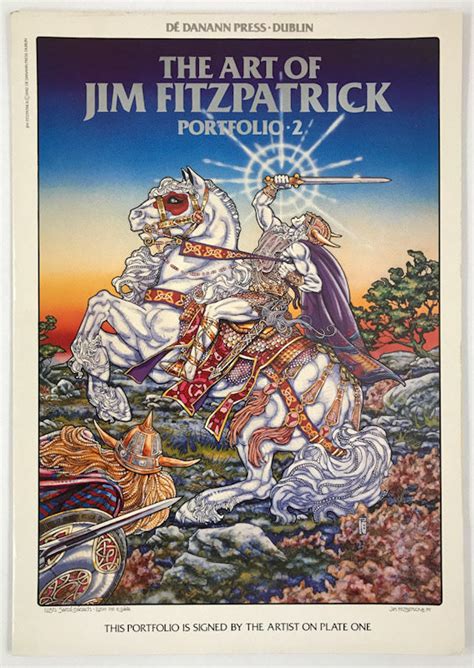 The Art Of Jim Fitzpatrick Portfolio 2 Signed Stuart Ng Books
