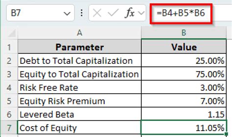 How To Calculate Wacc In Excel 2 Suitable Methods Excel Insider