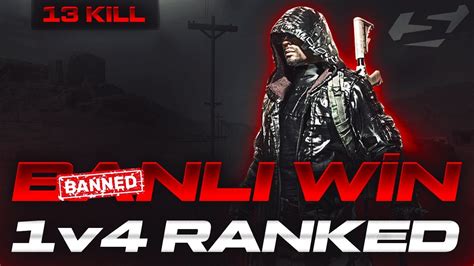 Hem Wİnlİ Hem Banli 1v4 Pubg Shilla Youtube