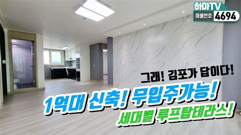 김포신축빌라 ★무입주가능★1억중반 신축빌라 가격이라고 믿을 수 없는 분양가 루프탑테라스 까지~ 4694 Youtube
