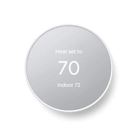 Google Nest Thermostat Smart Thermostat For Home Programmable Wifi Thermostat Snow