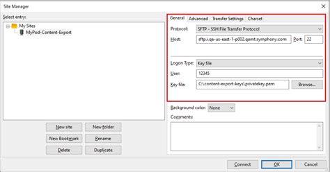 How To Access Content Export Sftp With Rsa Encryption Configured Via Filezilla And Winscp