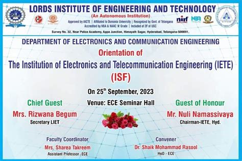 Lords Institute Of Engineering And Technology Official Website