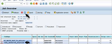 Sap Basis Deleting A Background Job Sap Online Guides