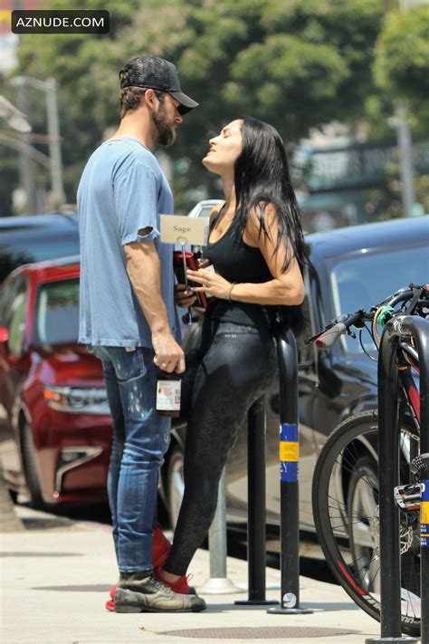 Nikki Bella Meeting Her Beau Artem Chigvintsev For An Al Fresco Lunch