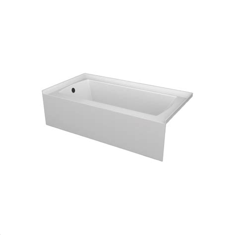 Valley Acrylic Bath Ltd Poppy 60 Inch X 30 Inch Above Floor Rough In