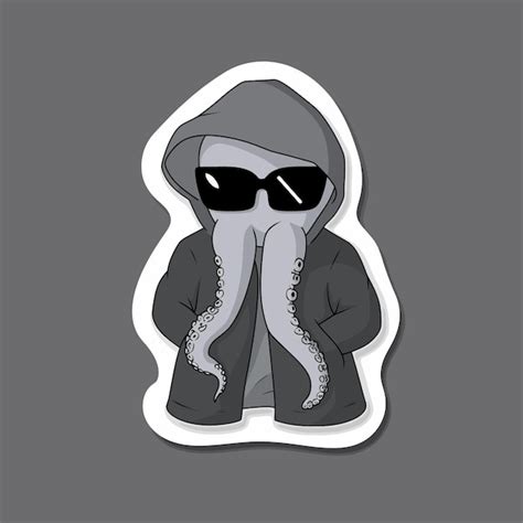 Premium Vector Octapus Character