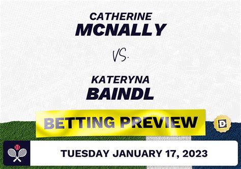 Catherine Mcnally Vs Kateryna Baindl Predictions Jan 18 2023