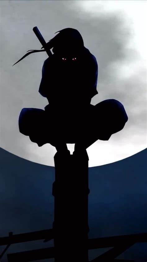 Iphone Android Itachi Uchiha Moonlight Phone Live Wallpaper