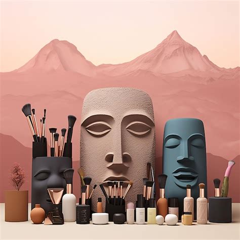 Premium Ai Image Cosmetics Scenes From Around The World In Creative