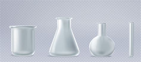 3d Triangular Round Flask With Narrow Neck Vector Image