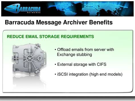Ppt Barracuda Message Archiver Powerpoint Presentation Free Download Id 5651184