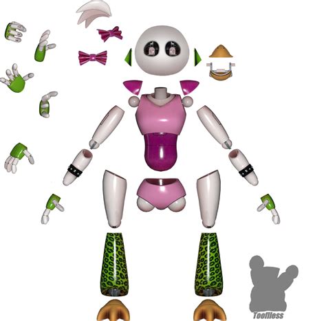 Glamrock Chica Blank Png By Tooflless On Deviantart