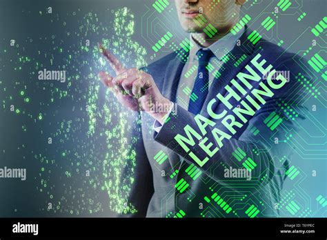 Machine Learning Concept As Modern Technology Stock Photo Alamy
