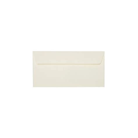 25 Briefumschläge Zart Creme Din lang 11 x 22 cm mit Haftstreifen