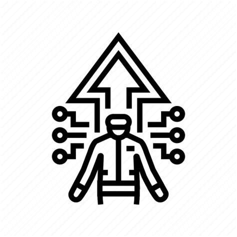 future focused tech enthusiast geek nerd man icon download on
