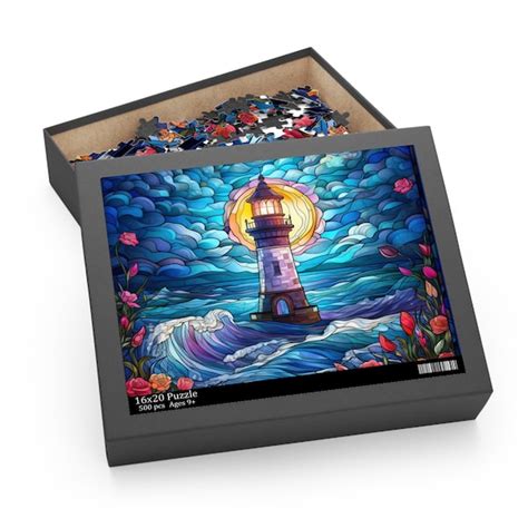 Lighthouse Puzzle Etsy