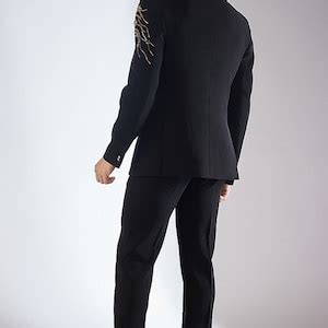 GROOM BLACK OUTFIT Black Jodhpuri Suit Groom Jodhpuri Suit Etsy