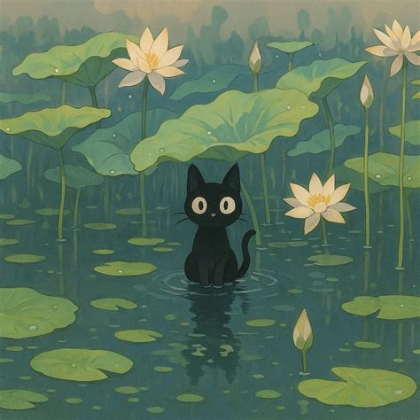 Арт котик Иллюстрации арт Графическая иллюстрация Иллюстрации