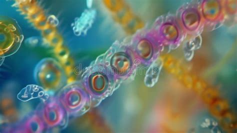 A Colorful And Diverse Array Of Nematodes In A Drop Of Water Their