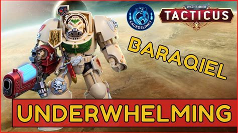 Warhammer 40k Tacticus Baraqiel Deathwing Terminator Tank One