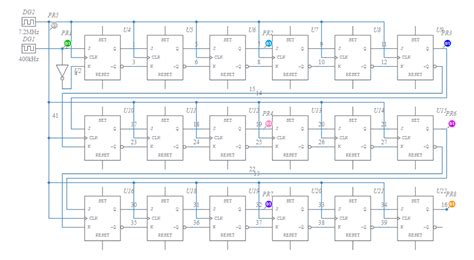 Shift Register Frequency Divider Multisim Live