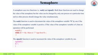 Operating System Semaphor PDF
