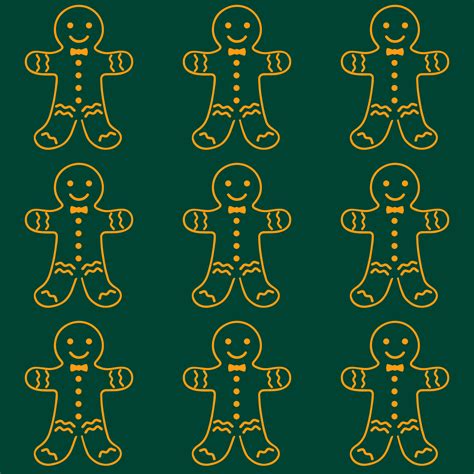 Gingerbread Wall Stencil Free Printable Papercraft Templates