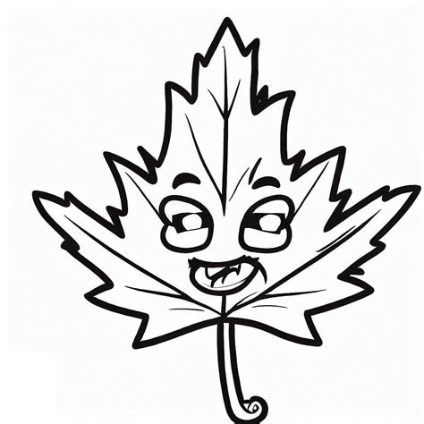 Coloriage Feuille d Erable à imprimer sur ColoriageEnfant