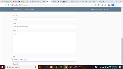 Python Cannot Assign 8 Commentpost Must Be A Post Instance Stack Overflow
