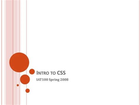 What Is Css Ppt