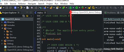 stm32cubeide 使用openocd debug csdn博客