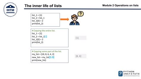 Python Pcep Operations On Lists Pptx