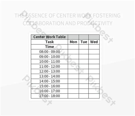 Enhancing Collaboration And Productivity Through Center Work Techniques