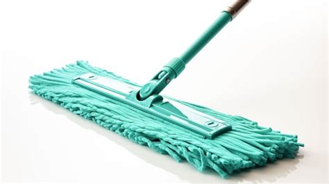 Premium Ai Image Microfiber Wet Dry Mop On White Background