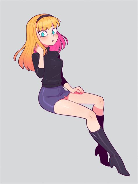 Gwen Stacy Marvel And More Drawn By Batrobin K Danbooru