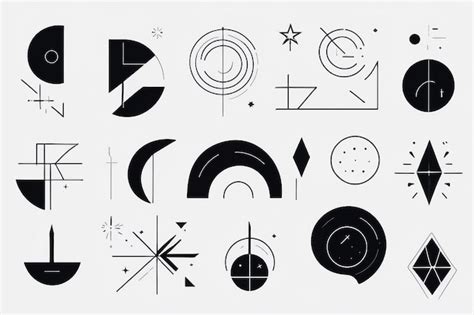 Premium Photo Abstract Geometric Shapes Brutalism Forms Memphis Geometric Elements