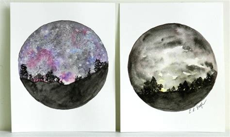 Watercolor Night Sky