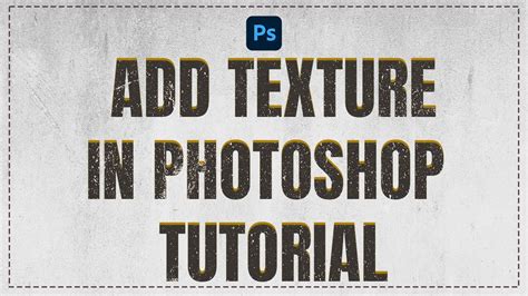 Texturing Techniques In Photoshop Photoshoptutorial Youtube