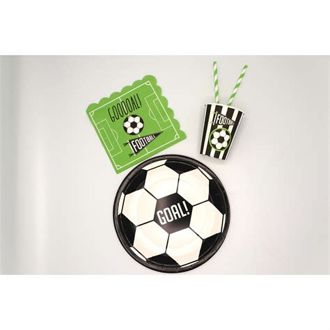 Papperstallrik Fotboll 23cm 8 Pack Festfabriken Se