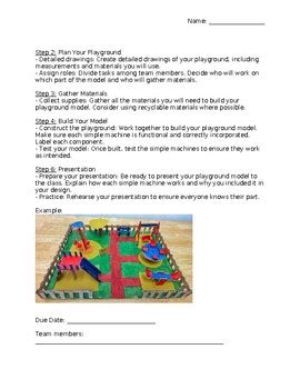 Playground Design Project By Serena Chi TPT