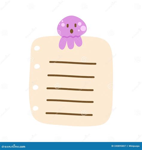 Cartoon Task Planners Cute Paper Sticky Notes Banners To Do List Or