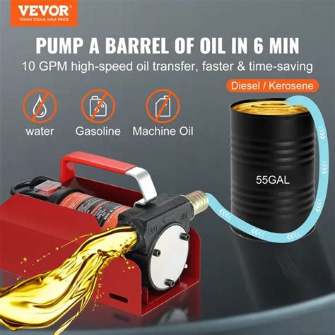 Dropship Vevor Diesel Fuel Transfer Pump Kit10 Gpm 12v Dc Portable