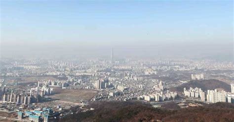 주말 전국 대부분 미세먼지 나쁨동해안 건조주의보