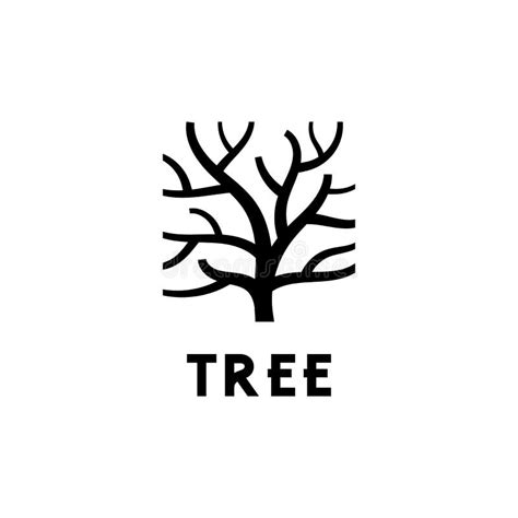 Tree Trunk Logo Design Inspiration Stock Vector Illustration Of Branch Logo