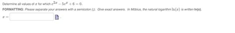 Solved Determine All Values Of X ﻿for Which