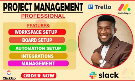 Setup Project Management Using Monday Crm Monday Clickup Slack And Trello By Samuel Mgr Fiverr
