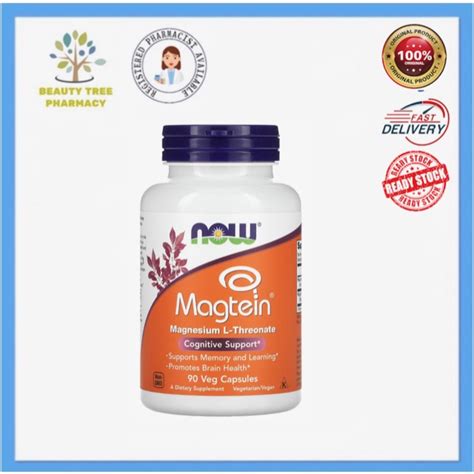 Now Foods Magtein Magnesium L Threonate 90 Veg Capsules Shopee Malaysia